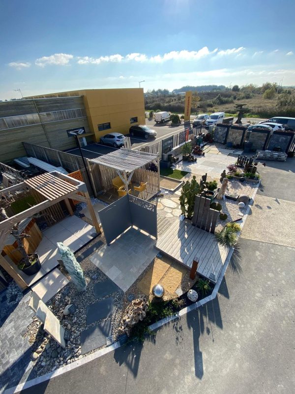 Négoce en minéraux, mobilier et décoration extérieur - KAYOU